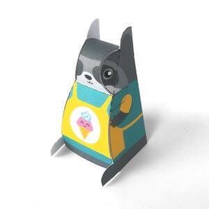 DIY Papercraft Kit, Ice Cream Stand Playset, Pdf Paper Toy, Printable ...