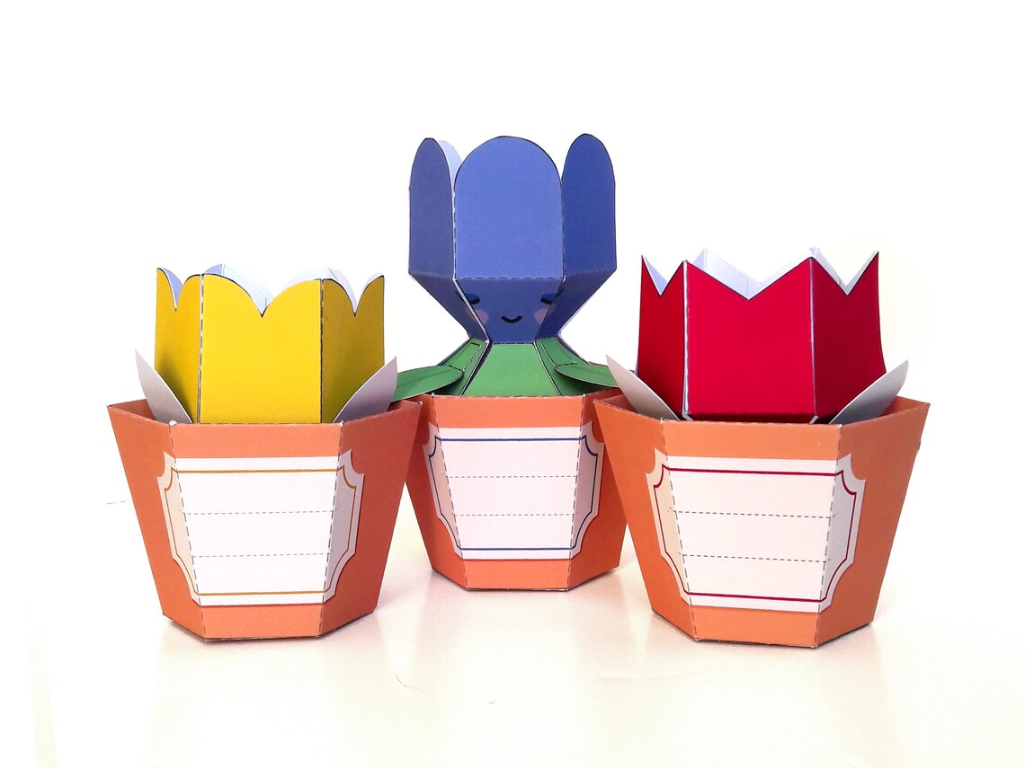 Digital Flower Pop up Box DIY | Etsy