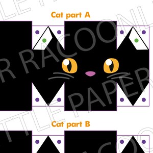 Printable DIY Cat and Pumpkin Halloween Decor - Etsy