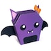 Printable Halloween Favor Box, Bat Paper Craft Kit, DIY Instant ...