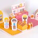 DIY Paper Toy Cookie Shop Playset DIY Papercraft Kit Paper Doll House ...