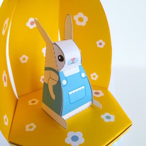 Printable Easter Box, DIY Papercraft Kit, Bunny Gift Box, Chocolate Box ...