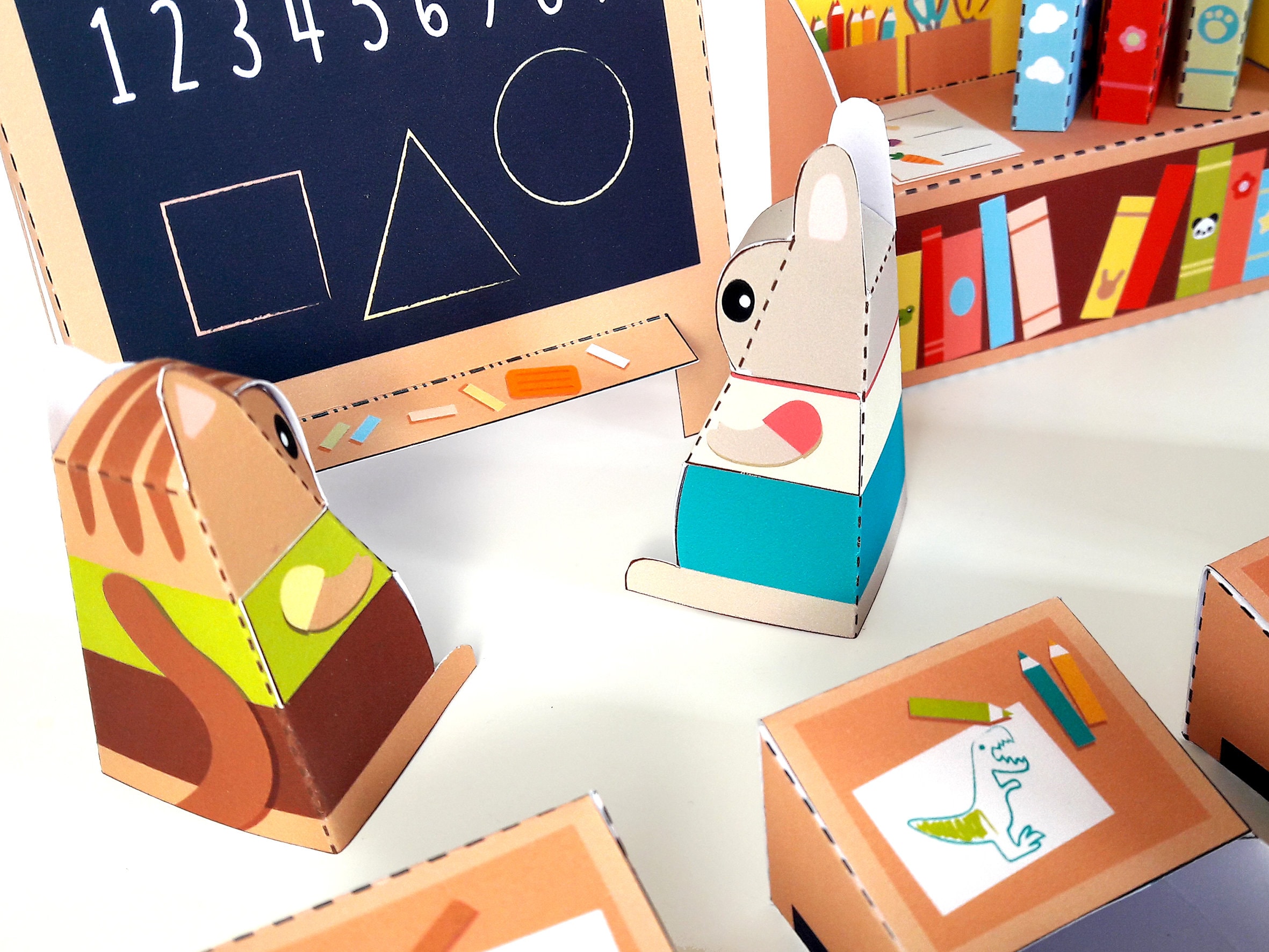 DIY Paper Kit School Time, Printable - Etsy