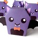 Printable Halloween Favor Box Bat Paper Craft Kit DIY | Etsy