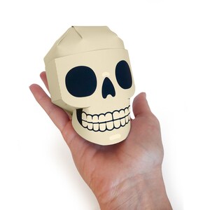 DIY Printable Skull Favor Box - Etsy