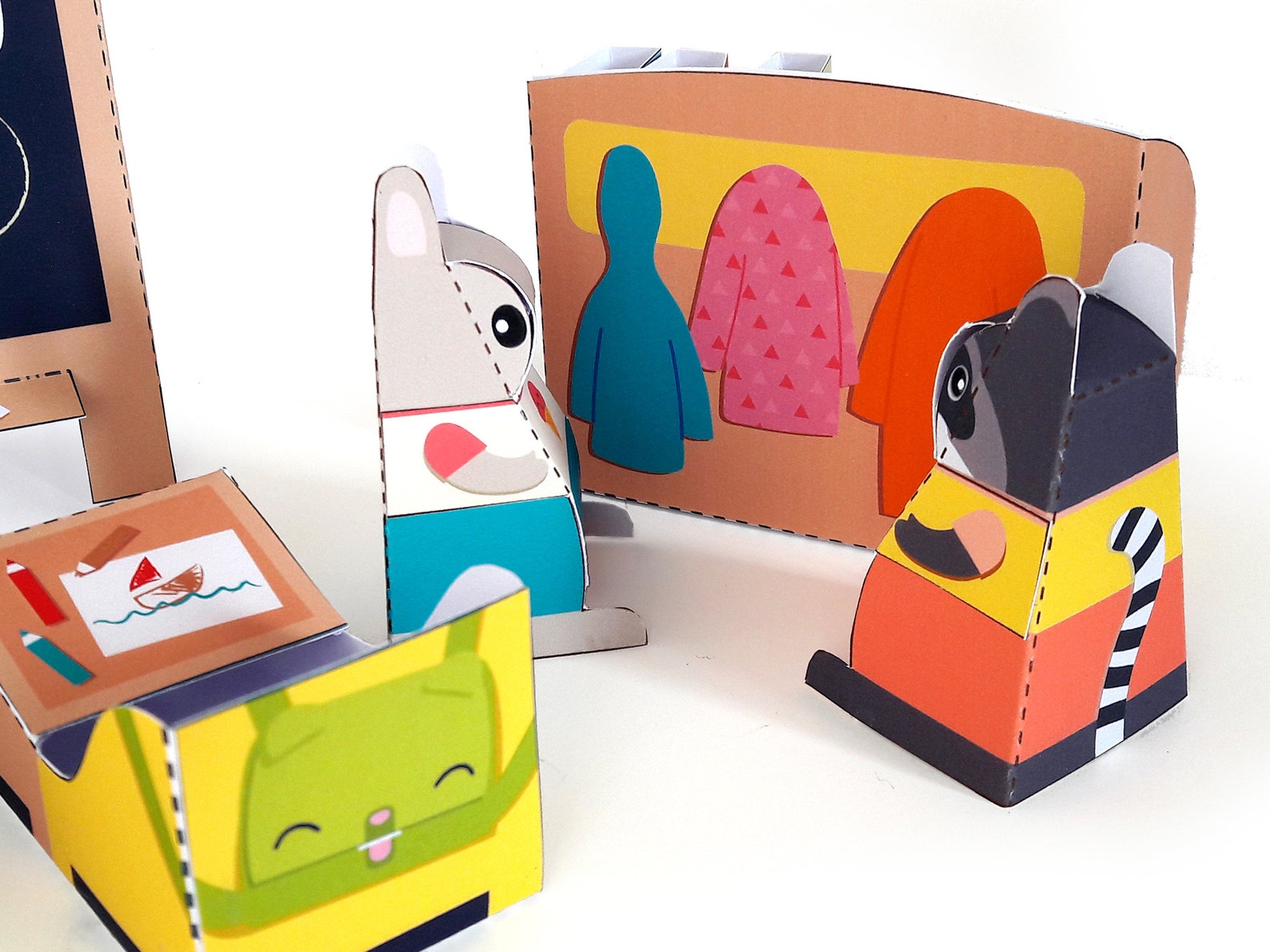 DIY Paper Kit School Time, Printable - Etsy