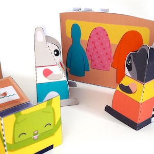 DIY Paper Kit School Time, Printable - Etsy