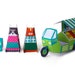 DIY Papercraft Kit, Green Market Playset, Pdf Paper Toy, Instant ...