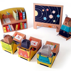 DIY Paper Kit School Time, Printable - Etsy