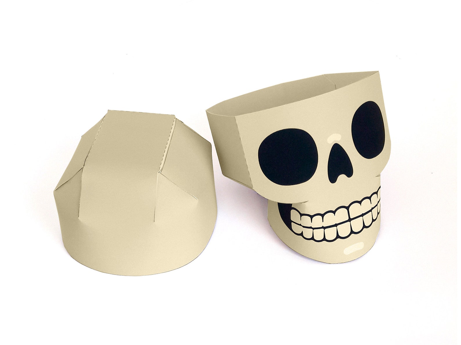 DIY Printable Skull Favor Box - Etsy