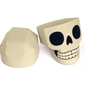 DIY Printable Skull Favor Box - Etsy