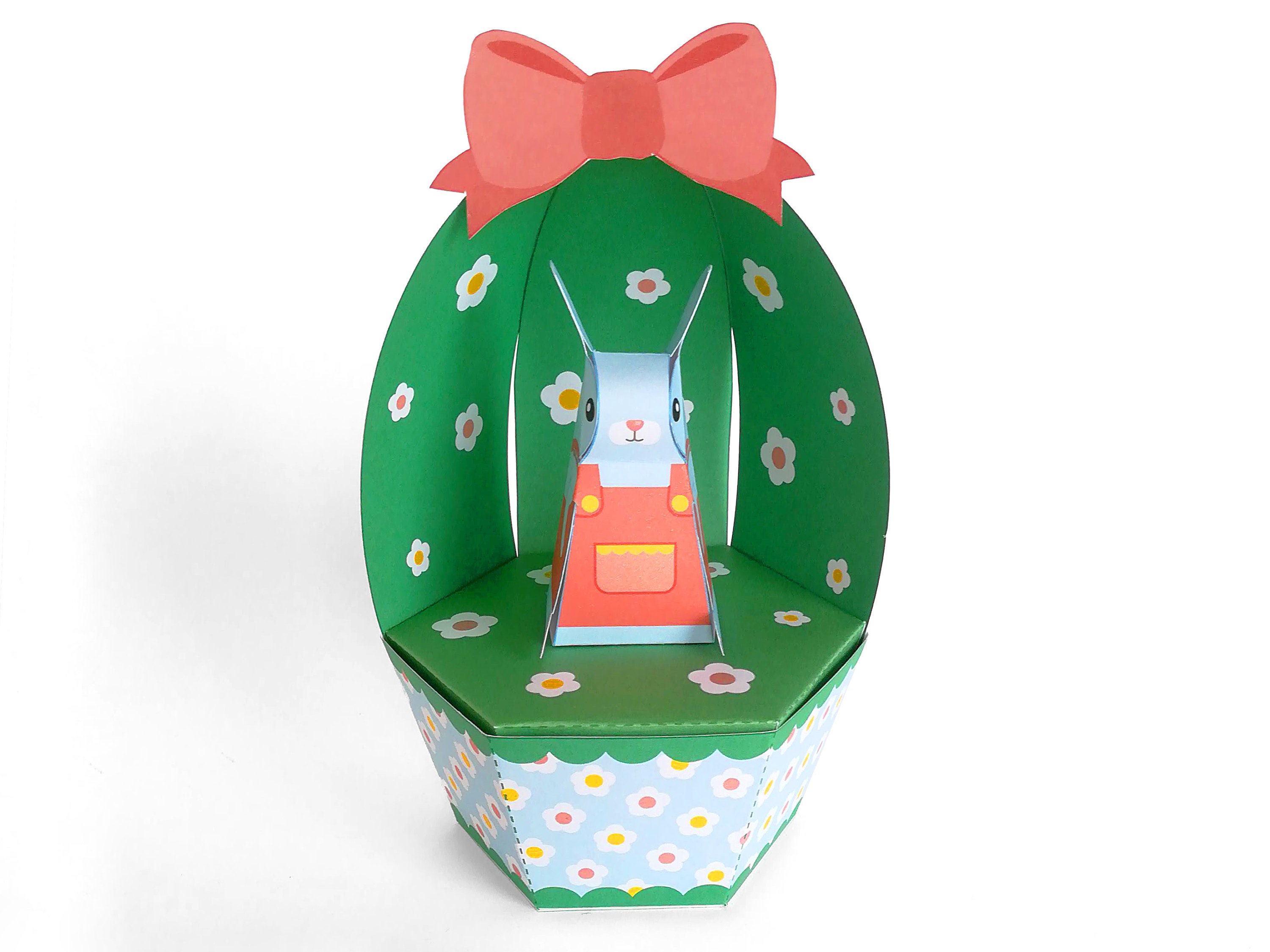 Printable Easter Bunny Favor Box, Instant Download - Etsy Canada