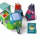 DIY Papercraft Kit, Green Market Playset, Pdf Paper Toy, Instant ...