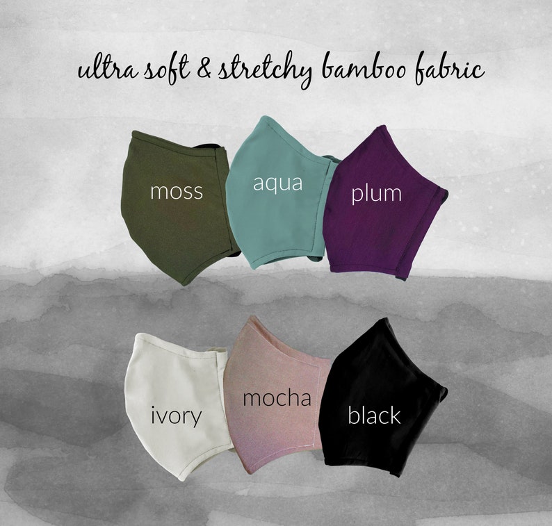 Bamboo Face Masks for Adults & Children Made in the US All - Etsy