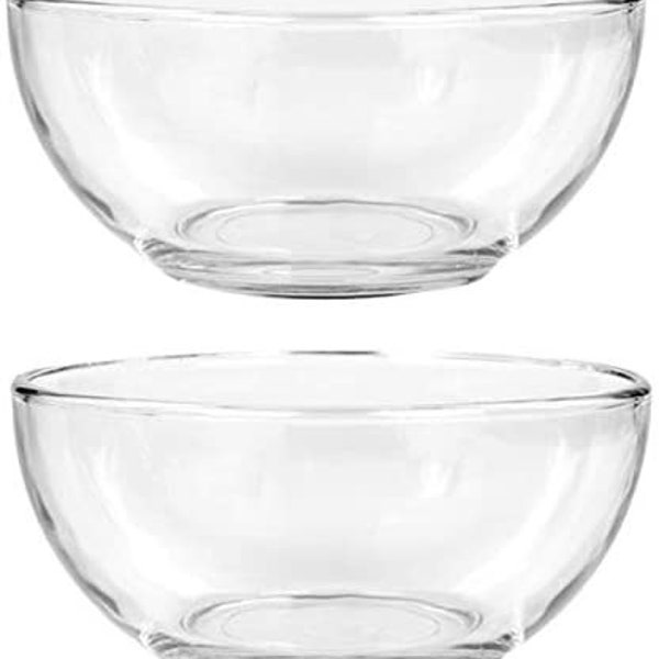 Clear Glass Bowl - Etsy