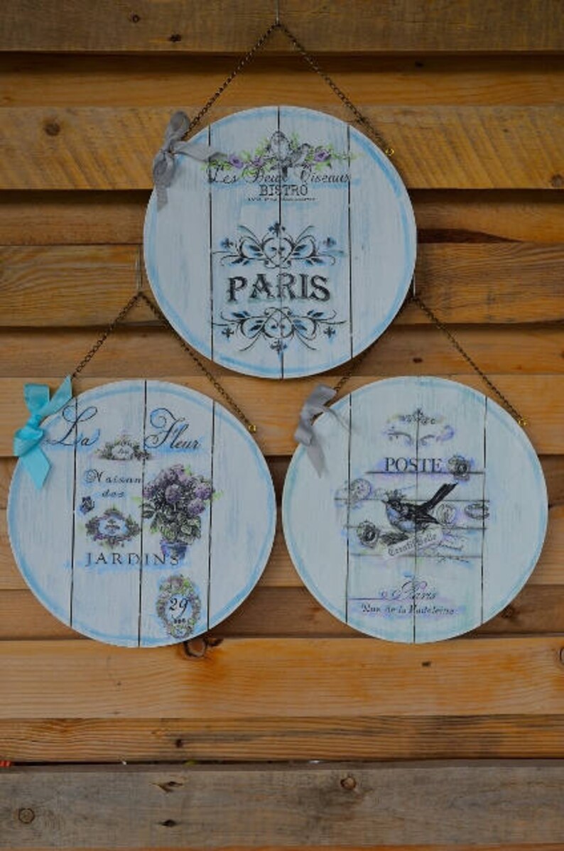 Garden Signs for Farmhouse Decor for French Garden Decor Wooden Signs ...