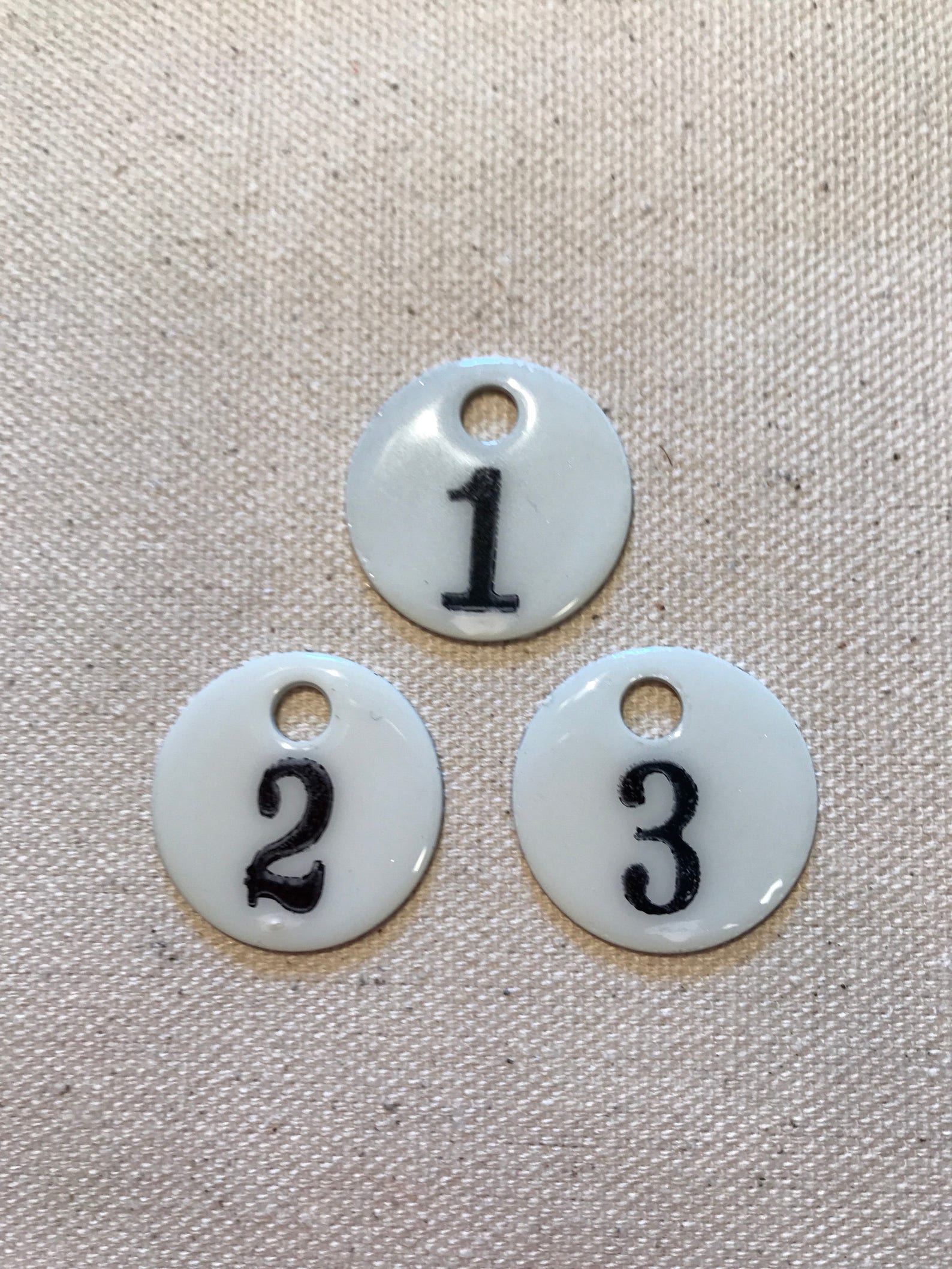 Number Metal Tag for Custom Farmhouse Number Tag for Vintage Decor - Etsy