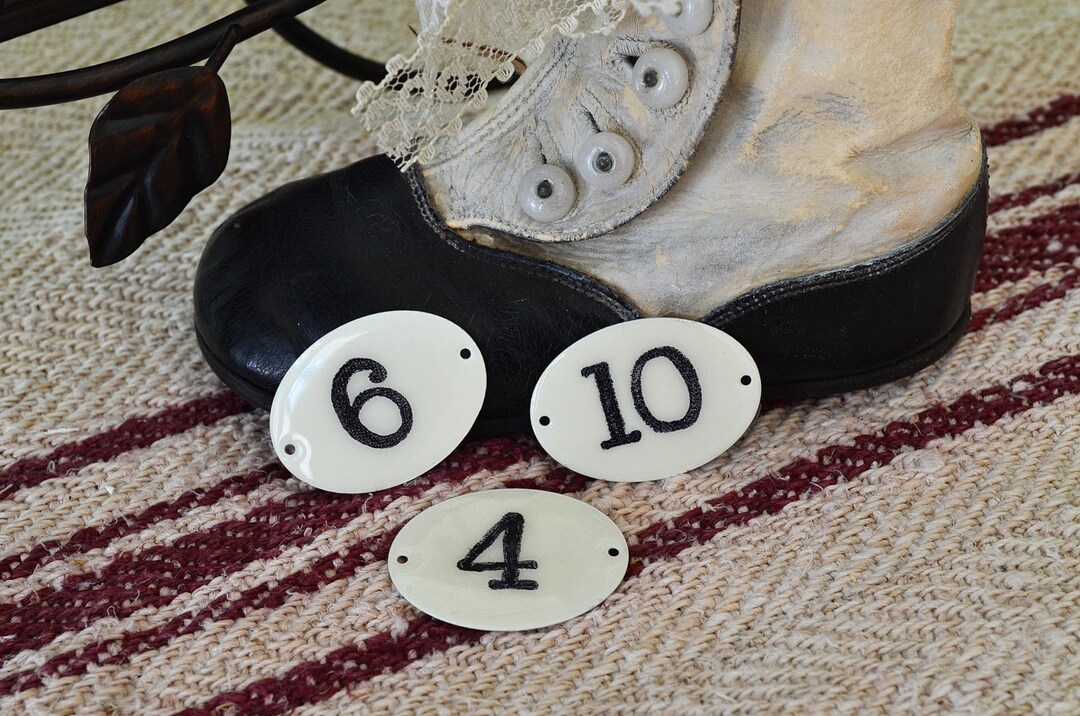 Number Metal Tag for Custom Farmhouse Number Tag for Vintage Decor ...