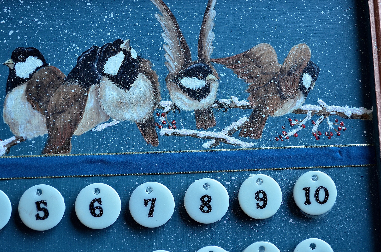 Advent Calendar Christmas for Farmhouse Decor for Christmas Count Down ...