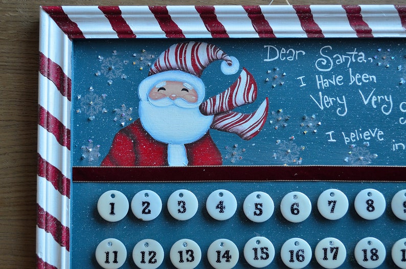 Advent Calendar Christmas for Farmhouse Decor for Christmas Count Down ...