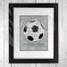 Soccer Ball Word Art Coach Thank You Gift Fútbol Team Roster Wall Art ...