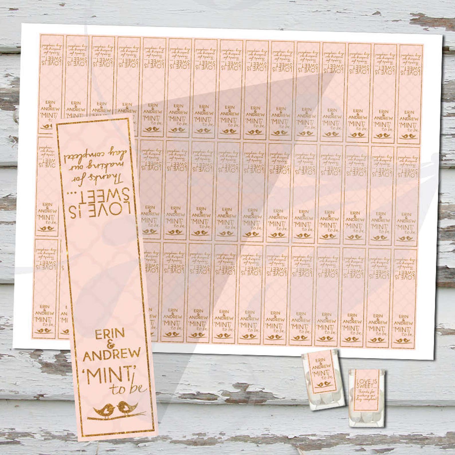 Tic Tac Mini Labels | 'mint' to Be Printable Stickers | Lovebirds ...