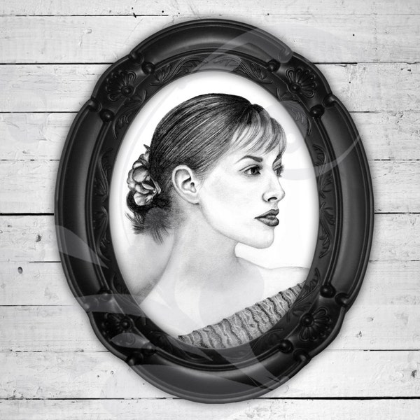 Cameo Drawing - Etsy