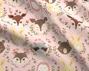 Woodland fabric | Etsy