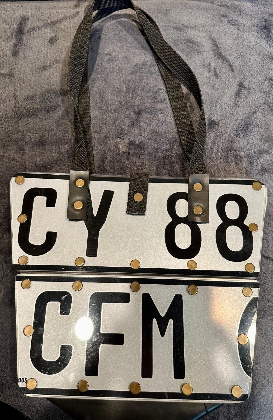 Vintage South African License Plate Purse – NUTU Designs – Upcycled ...