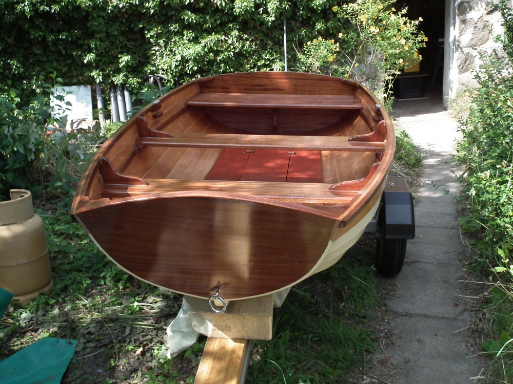 Boat Build Plans for 8' Classic Sailing Pram Dinghy. Full Instructions ...