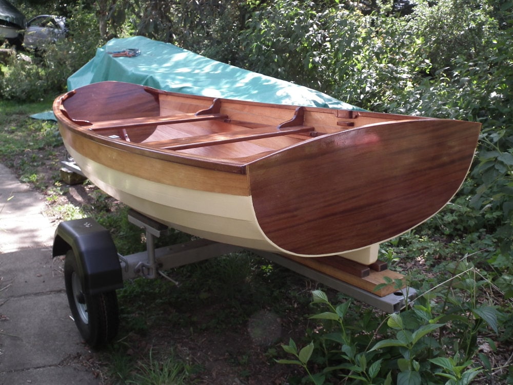 Boat Build Plans for 8' Classic Sailing Pram Dinghy. Full Instructions ...