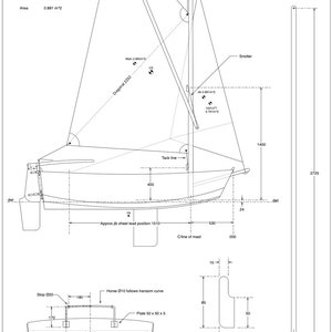 Boat Build Plans for 8' Ply/epoxy Sailing Pram Dinghy. Full ...