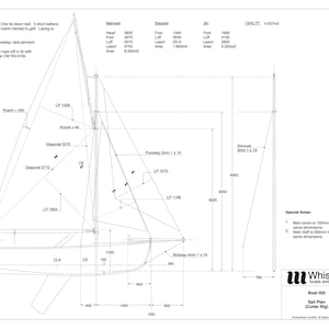 Boat Build Plans for 15' Day Sailer. Cold Moulded or Ply Lapstrake ...