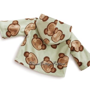 Baby Jacket Pattern Sewing, Toddler Dress Sewing Pattern, Hooded Coat ...