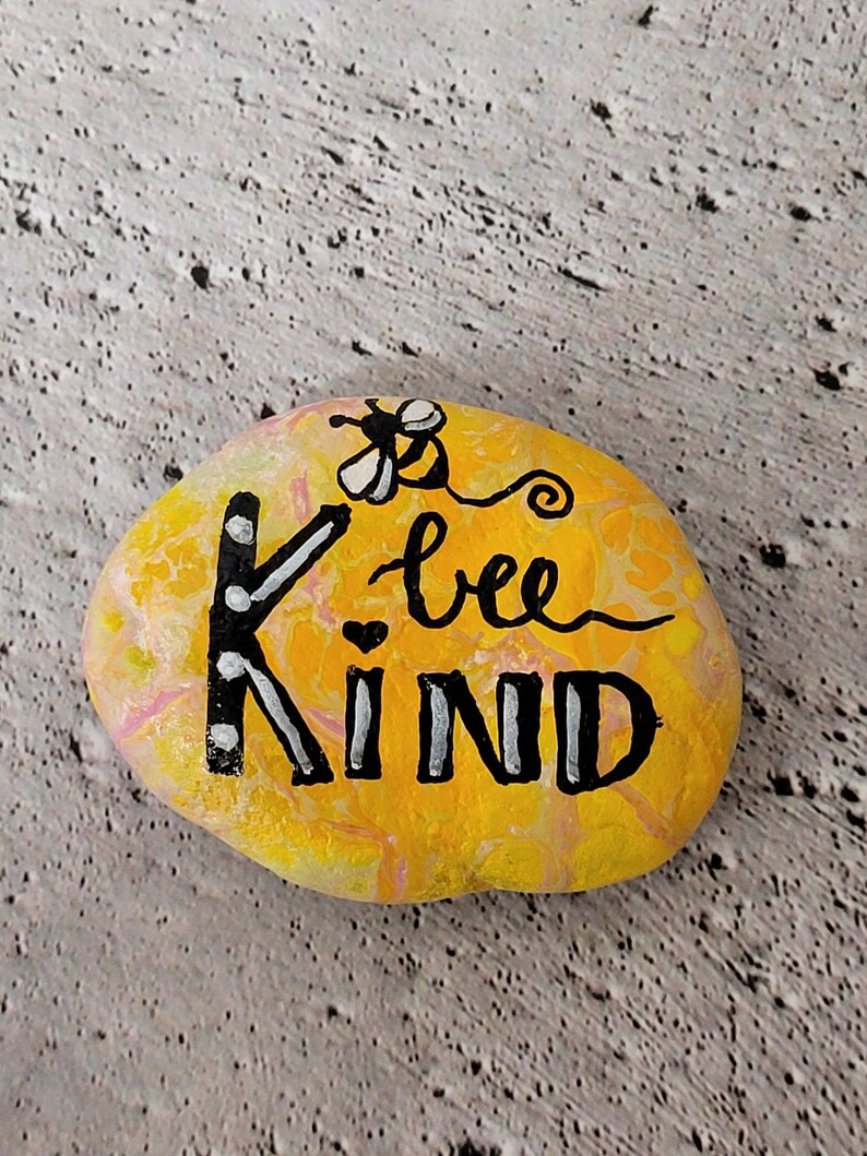 Custom Inspirational Stones Colorful Reminder Rocks With Positive Words ...