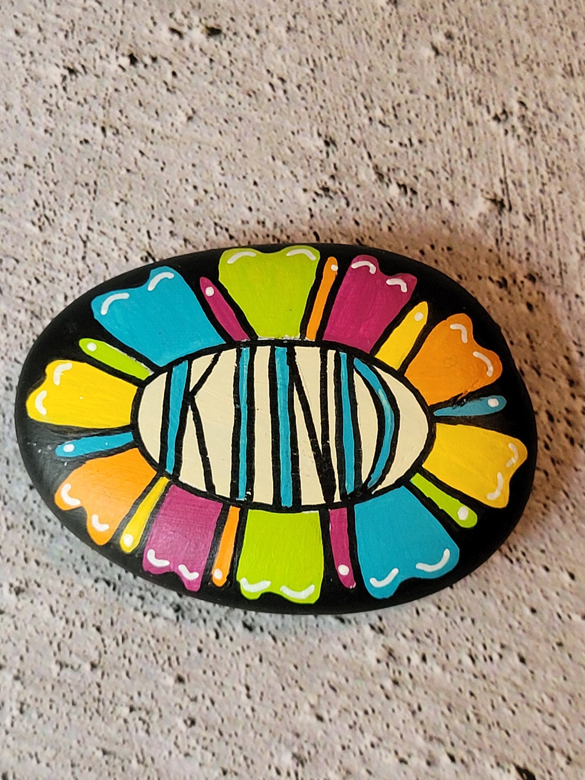 NEW Inspirational Hand-painted Rocks Meditation and Affirmation Stones ...