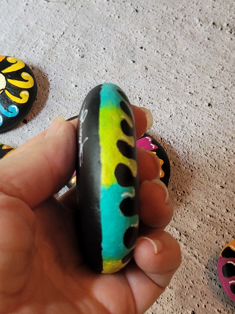 NEW Inspirational Hand-painted Rocks Meditation and Affirmation Stones ...