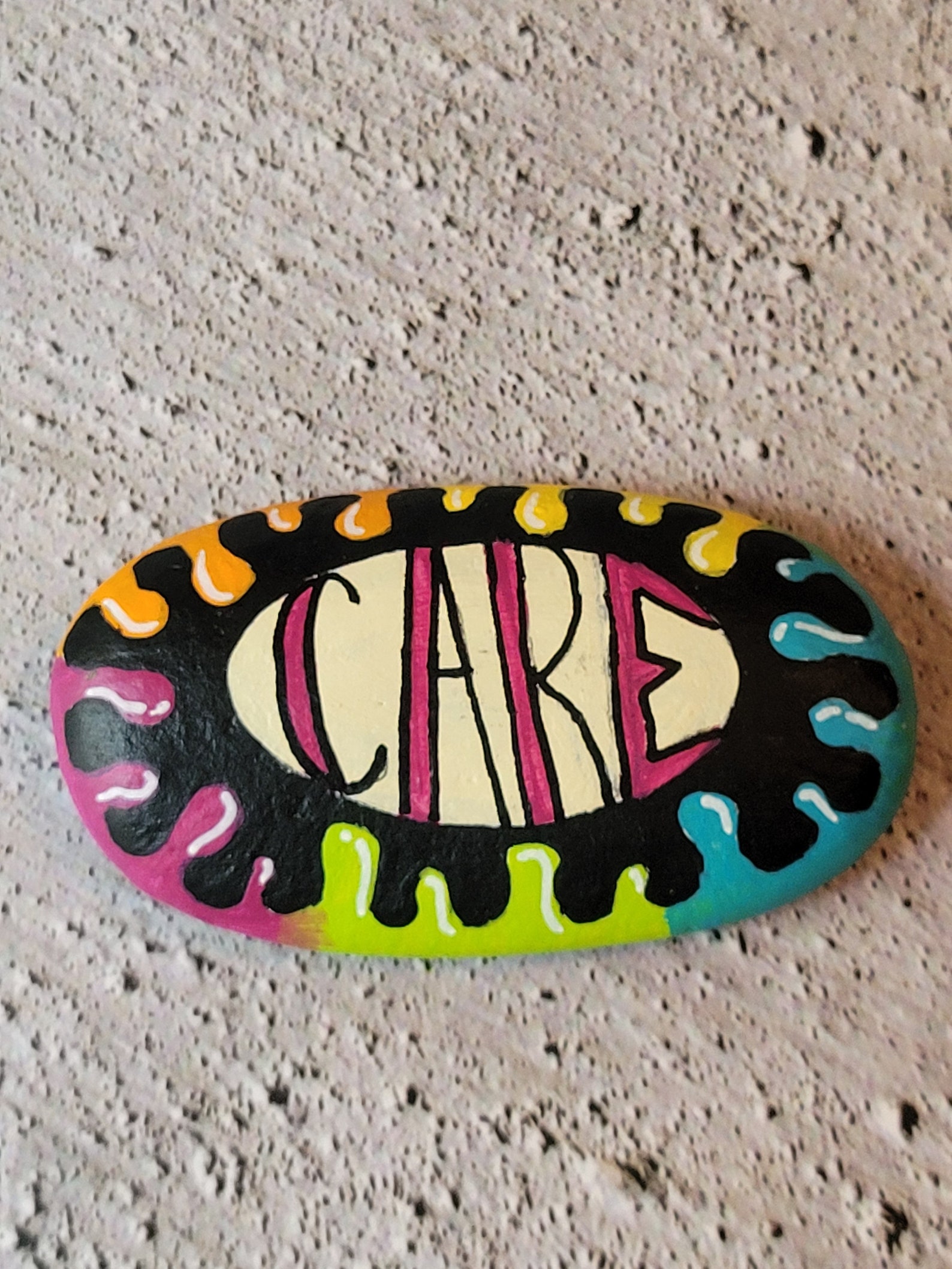 NEW Inspirational Hand-painted Rocks Meditation and Affirmation Stones ...
