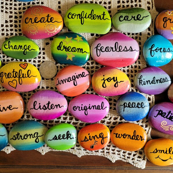 Hand Painted Rocks - Etsy