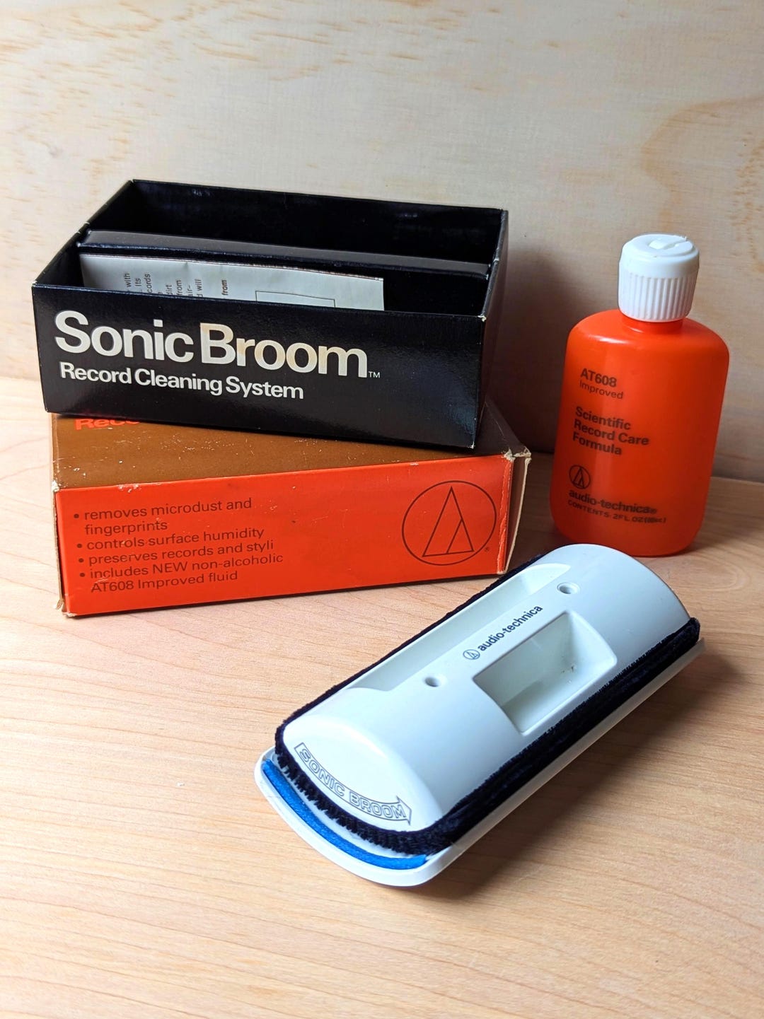 Vintage 1970s Audio-technica Sonic Broom Record Cleaning System - Etsy