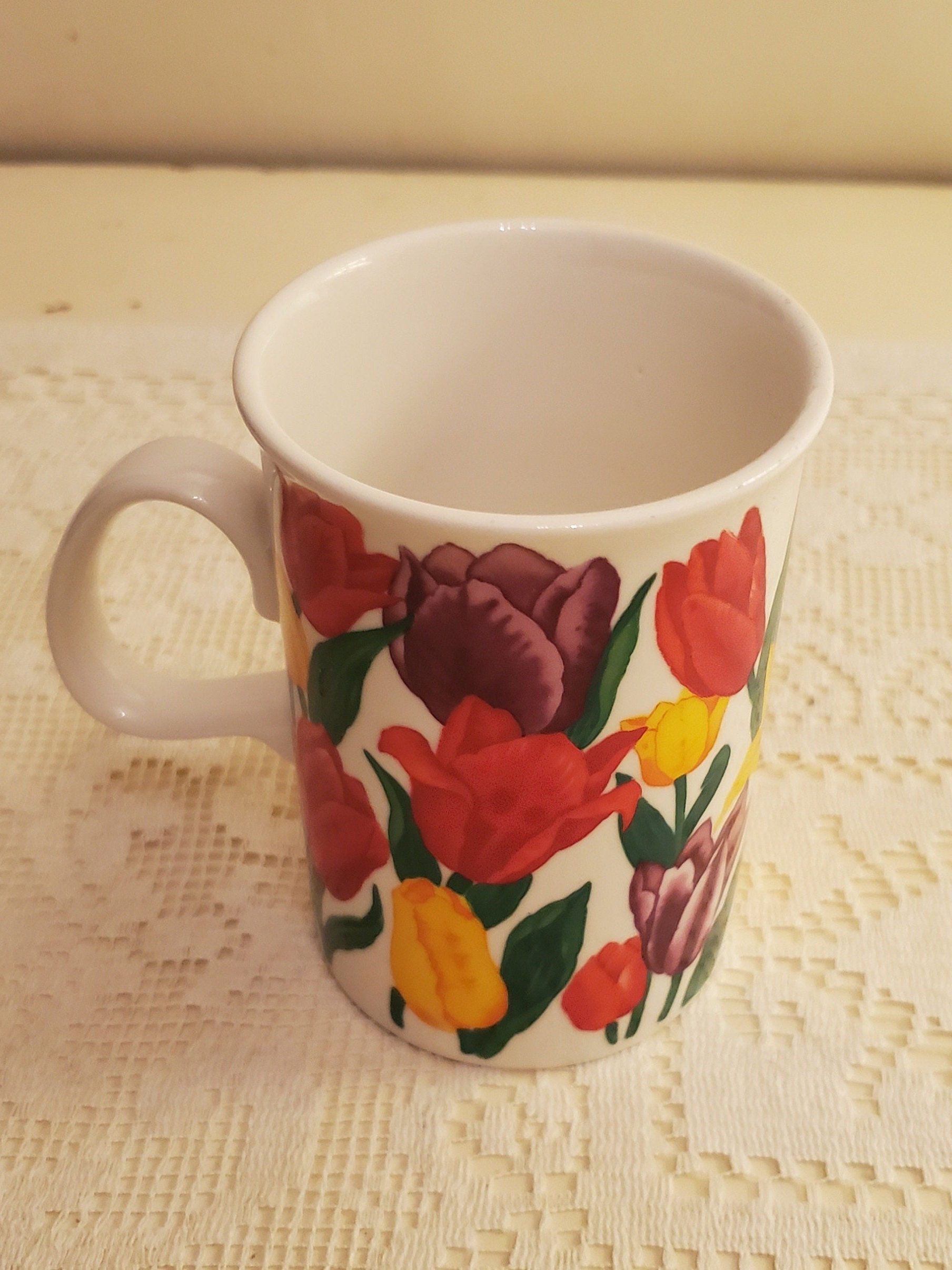 Sambo China Art Vintage Coffee Mug / Fine Cups / Multi Colors / Floral ...