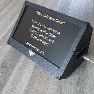 24 Horizontal Lyric Teleprompter for Tablet/ipad/pc | Etsy