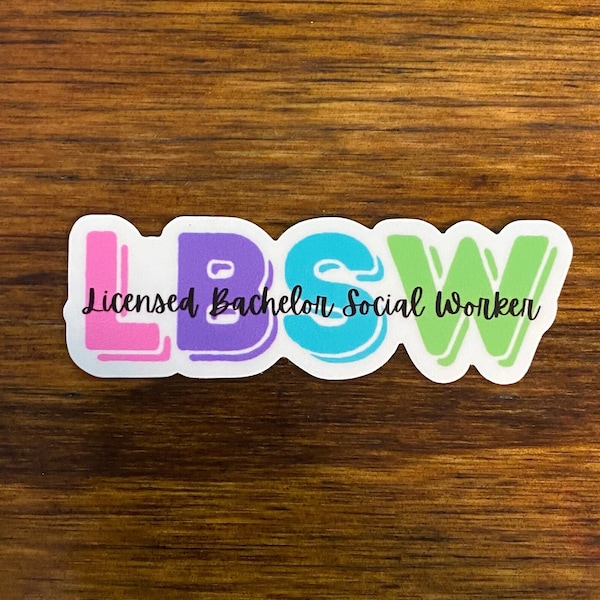 Social Work Car Decal - Etsy