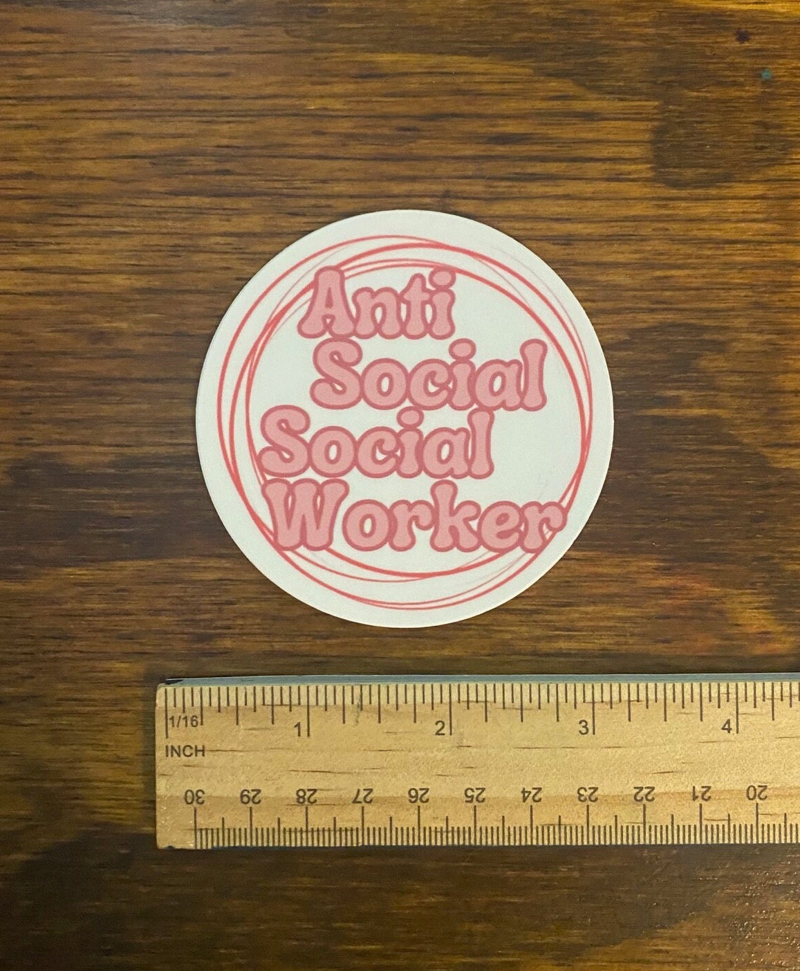 Social Work Sticker, Anti-social Social Worker, Social Worker Decal ...