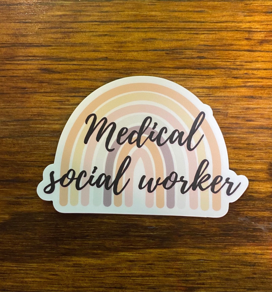 Medical Social Worker, Social Work Sticker, Social Work Decal, Medical ...