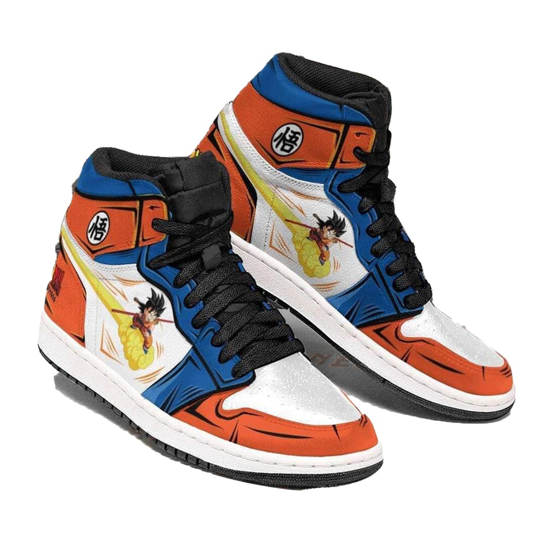 Son Goku Boot Sneakers Custom Z Anime Shoes - Etsy