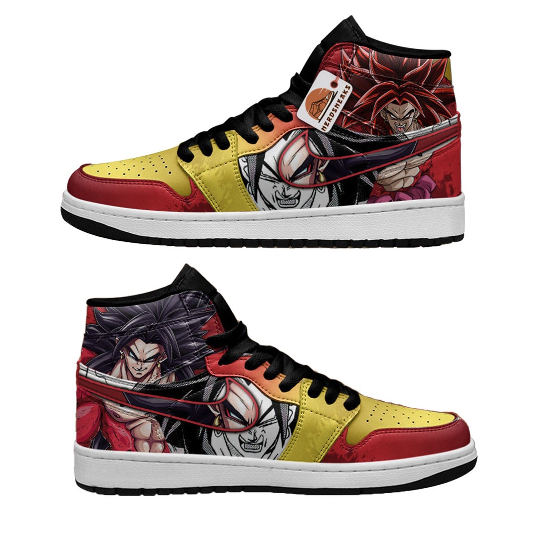 Broly Super Saiyan 4 Shoes DB Anime Custom Sneakers - Etsy