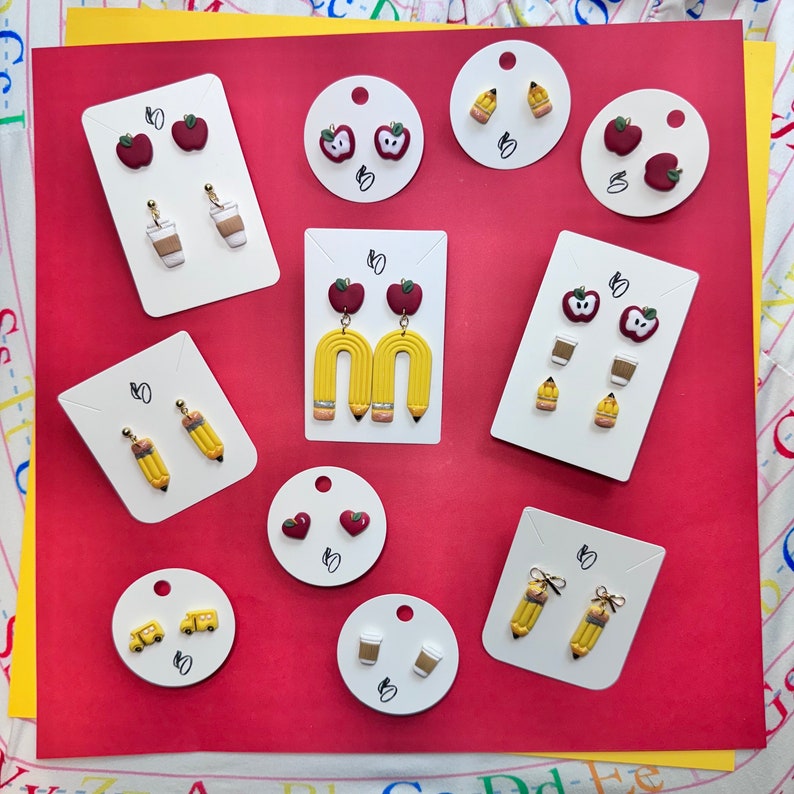 School Bus Stud | Teacher Gift | Back to School | Bus Driver Gift ...