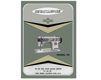 New Home Model 534 Sewing Machine Manual - Etsy