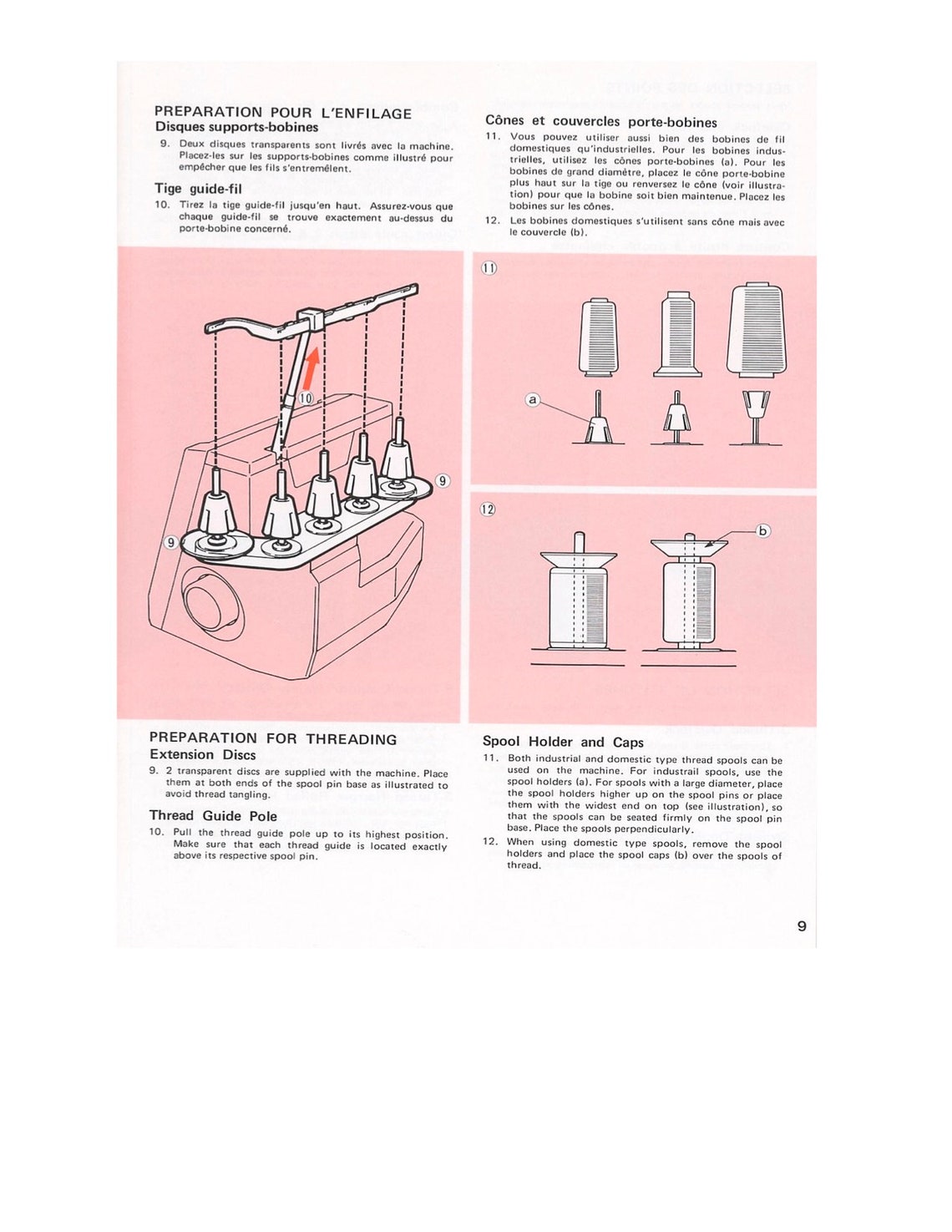 ELNA Lock Pro 5DE, Pro 5DC Instruction / Operating Manual * PDF ...